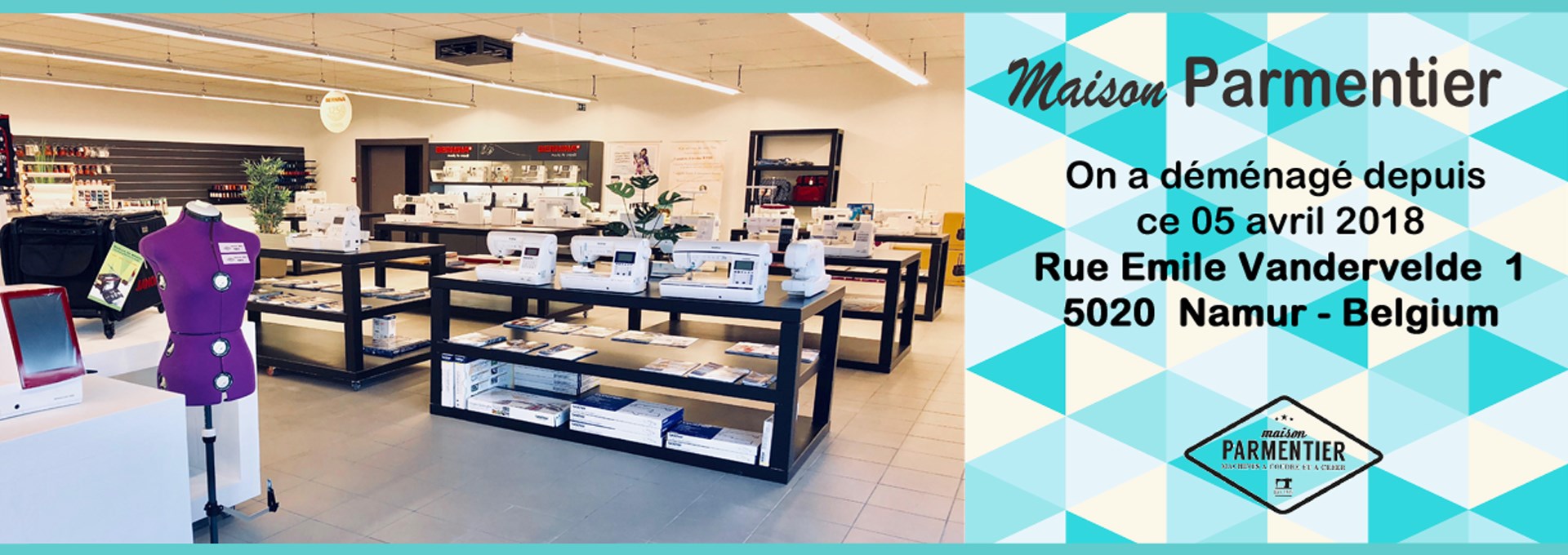 Machines à coudre et accessoires de couture - Maison Parmentier